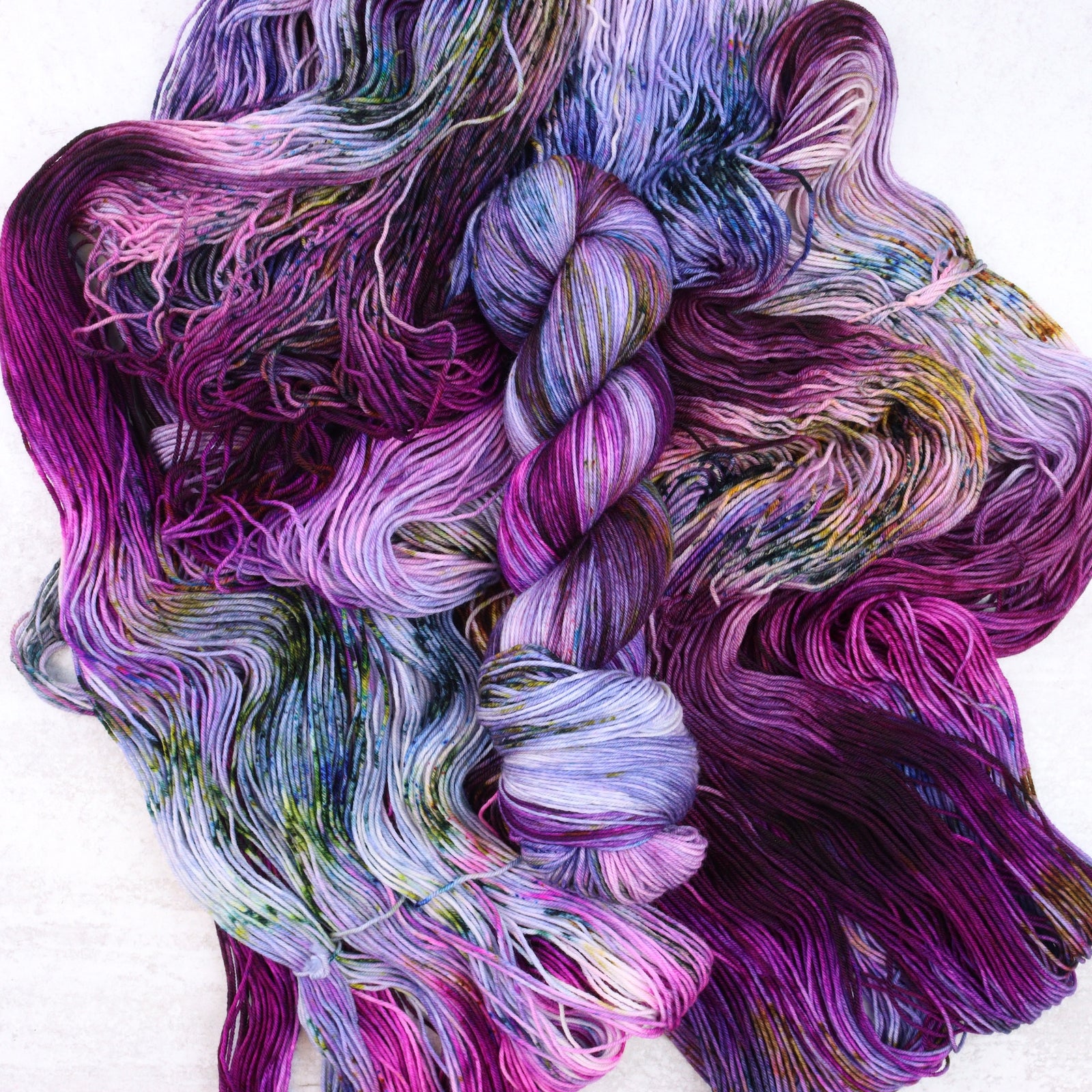 Dragonfly Hand-Dyed Fingering Weight Yarn - Superwash Merino | Spun ...