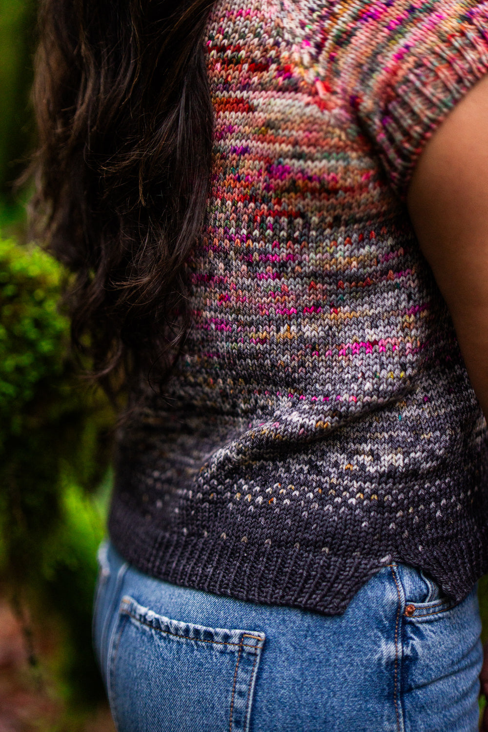 Lite Bright Sweater Kit - Hand-Dyed Yarn Kit | Spun Right Round